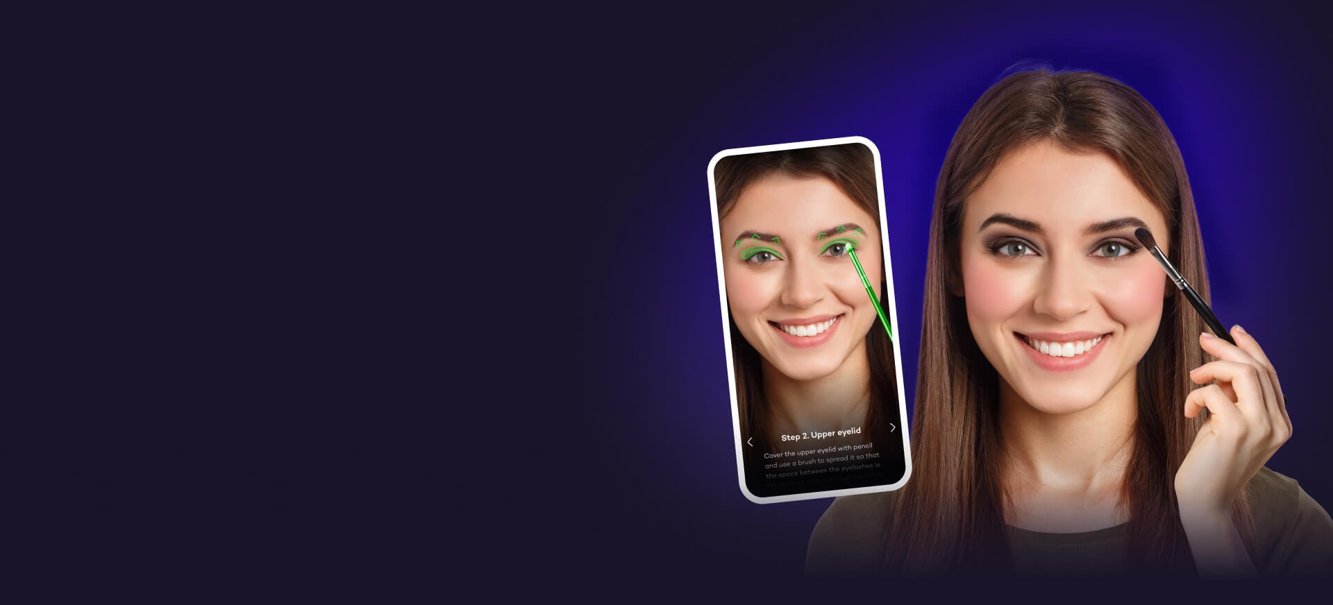 Virtual makeup tutorial